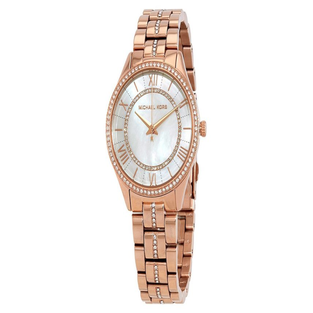 【Michael Kors】羅馬時標典雅氣質晶鑽時尚腕錶-貝殼玫/MK3716 - PChome 24h購物