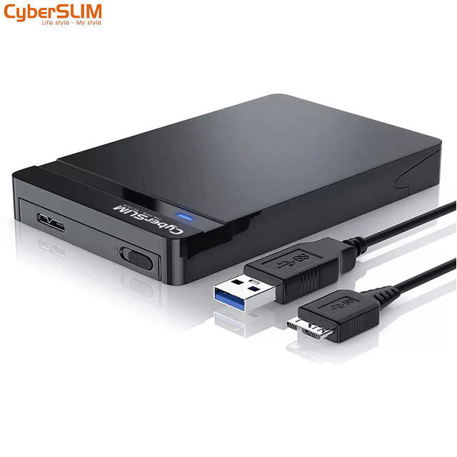 CyberSLIM V25U3 2.5吋 1TB 外接行動硬碟 黑 外接SSD固態硬碟 USB3.0 - PChome 24h購物